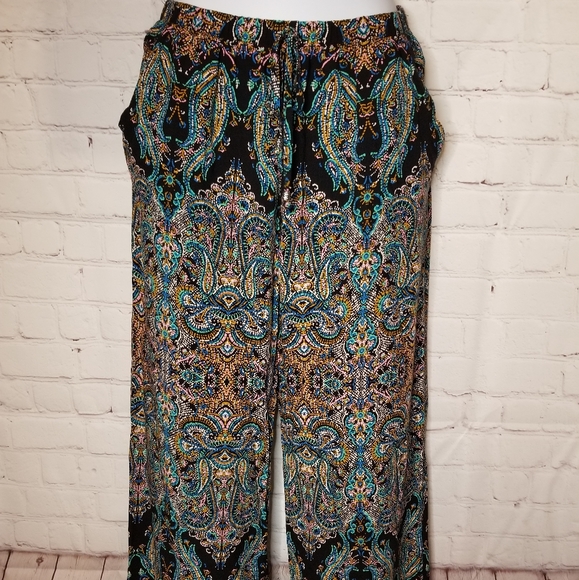BeBop | Pants & Jumpsuits | Bebop Wide Leg Bohemian Style Pant S | Poshmark